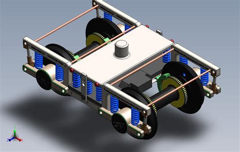 Lhb转向架模型3d图纸solidworks 2016模型图纸免费下载 懒石网
