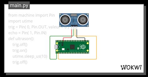 Ultrason Wokwi Esp32 Stm32 Arduino Simulator