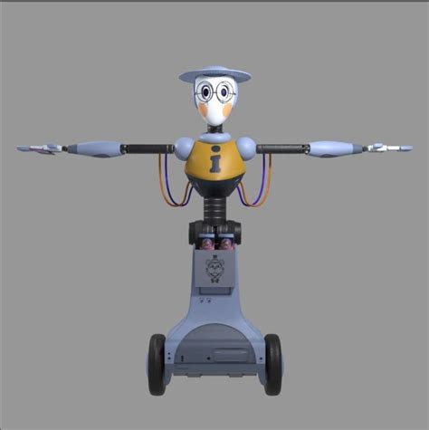 3d Model Map Bot Fnaf Security Breach Vr Ar Low Poly Cgtrader