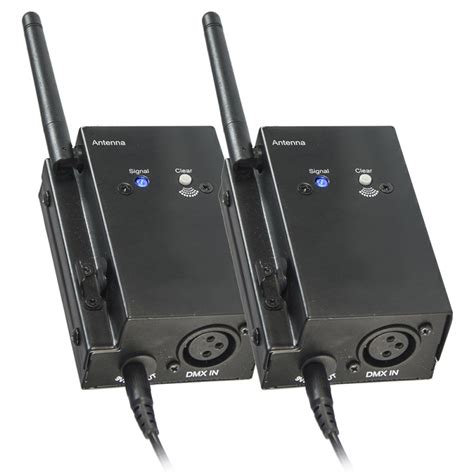 Wireless DMX TX RX System 2 4 GHz BST Distribution