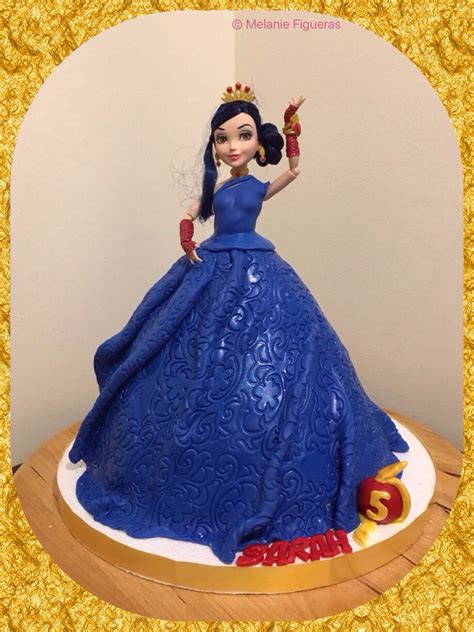 Disneys Descendants Evie Doll Cake Princess Doll Cake Barbie Doll