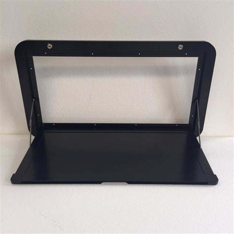 Aluminum Folding Camping Picnic Table Outdoor External Side Hanging Rv Dinette Table Campervan