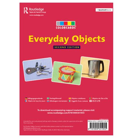 Everyday Objects Colorcards Play School Room Cc