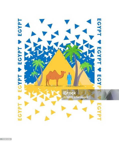 하트 모양 텍스트 비문 피라미드 아랍어 남자는 전통적인 중동 옷을 착용 합니다 고대 이집트 문화에 대한 스톡 벡터 아트 및 기타 이미지 고대 이집트 문화 피라미드