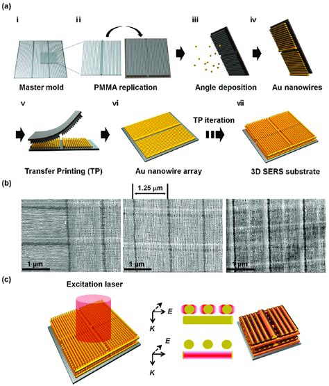 Schematic Illustration Of A 3d Sers Substrate Via Solvent Assisted