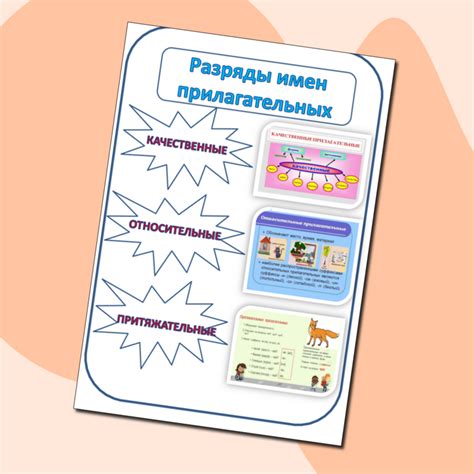 Памятка по русскому языку по теме Разряды имен прилагательных 6 класс