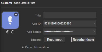 Discord Authentication Error Issue 9 Fredemmott StreamDeck Discord