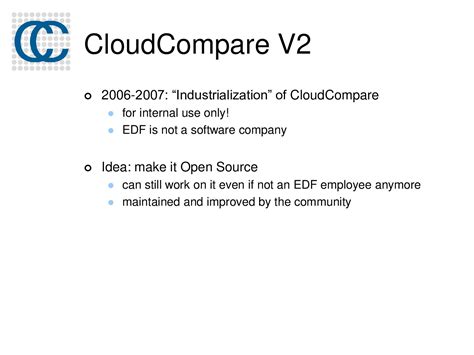 The Cloudcompare Project By Dr Daniel Girardeau Montaut Speaker Deck