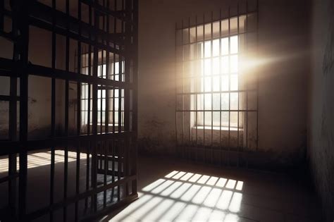 Premium Ai Image Prison Cell Bars Crime Concept Ai Generated Image
