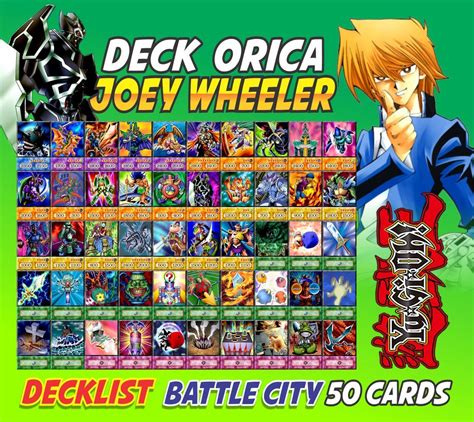 Joey Wheeler Deck 50 Cards Anime Orica Yugioh Yugioh Joey Deck