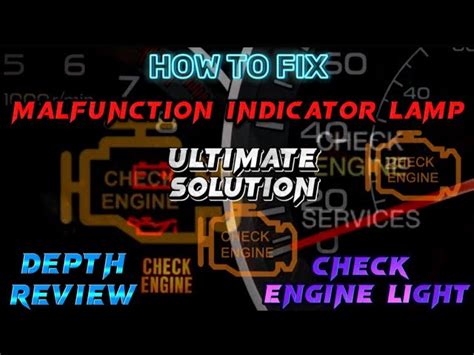 Fix Malfunction Indicator Lamp Easy Guide