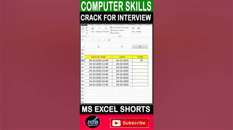 Excel Tips For Interview Shorts Excel Msexcel Short Viral Exceltips Youtubeshorts