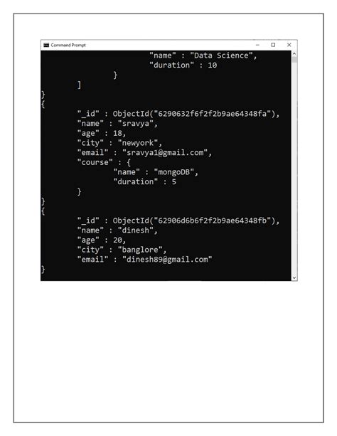 Mongodb Lab Manual 1pdf Used In Data Science Pdf