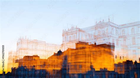 Spatial Analysis Concept Digital Overlay Of Historical Architecture