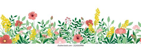 Garden Border Graphic Garden Border Vector Art Icons And Graphics