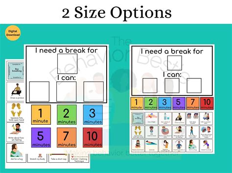 Break Visual Support I Need A Break Visual Break Card Take A Break Card