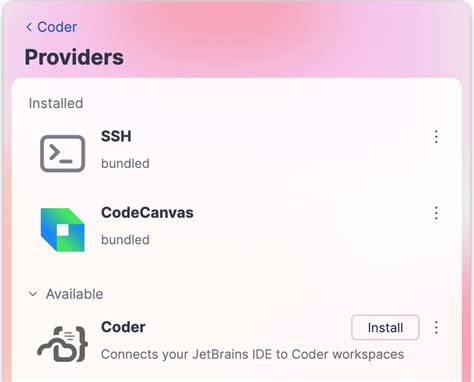 Jetbrains Toolbox Coder Docs