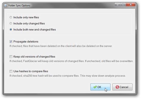 Fastglacier Folder Sync Tool Synchronize The Contents Of A Local