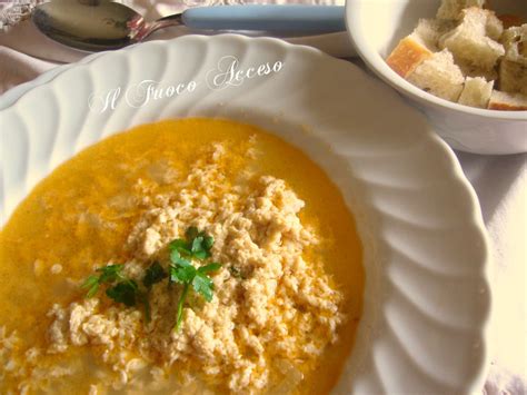Minestra Stracciatella Con Riciclo Il Fuoco Acceso