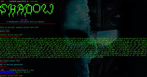 Sha Dow A Polymorphic Encryption Tool By Subsolo