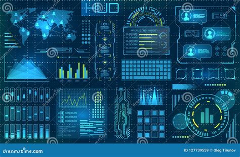 Information Visualization Line Icons Collection Graphs Charts Data