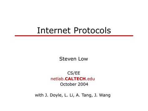 Ppt Internet Protocols Powerpoint Presentation Free Download Id312377