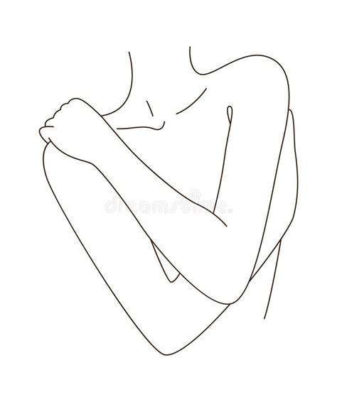 Lined Female Body Part Stock Vector Illustration Of Icon 277343329
