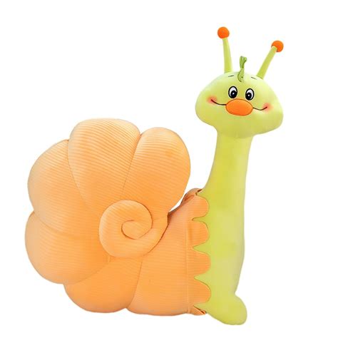 254050cm Snail Plush Toy Fully Filled Lovely Mollusk Doll Plushies