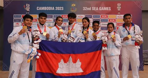 ក្រុមអត្តពលិកសីដក់ជម្រើសជាតិកម្ពុជា ឈ្នះមេដាយមាស លើវិញ្ញាសា សីឈិនឡូន ចម្រុះបុរស នារី