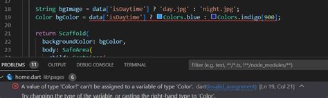 Flutter A Value Of Color Cant Be Assigned To A Type Color Stack Overflow