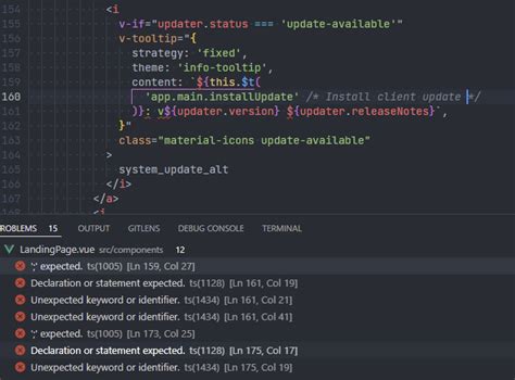 Ts Syntax Warning On Valid Code · Issue 1143 · Vuejslanguage Tools