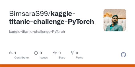 Github Bimsaras99kaggle Titanic Challenge Pytorch Kaggle Titanic