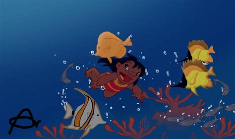 Lilo Swimming At Madeline Mair Blog