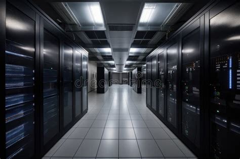 High Security Data Center With State Of The Art Surveillance System And