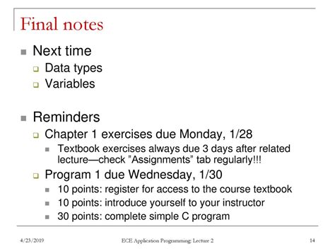 Eece2160 Ece Application Programming Ppt Download