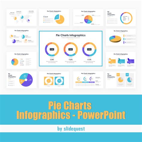 pie charts infographics powerpoint masterbundles