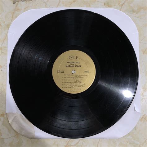 Instant Sex Sung By Madame Mame Super Rare Mono Vinyl Lp Vg Vinylvg Cover Ebay