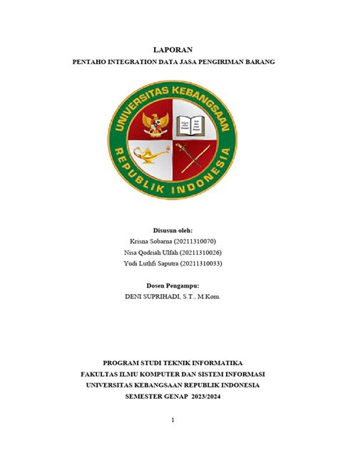 Laporan Praktikum Data Warehouse Pdf