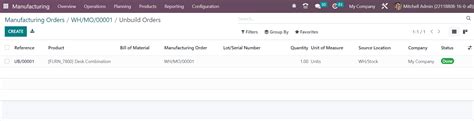 Manufacturing Orders In Odoo 16 Manufacturing Odoo V16 Enterprise