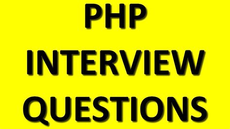 frequently asked php interview questions and answers tecq mate youtube