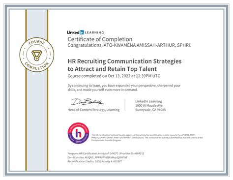 ato kwamena amissah arthur sphri on linkedin certificate of completion