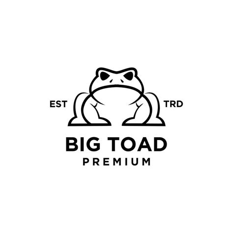 Big Toad Vector Line Logo Design 10263062 Vector Art At Vecteezy