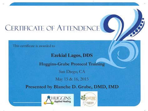 Certificates And Memberships Biological