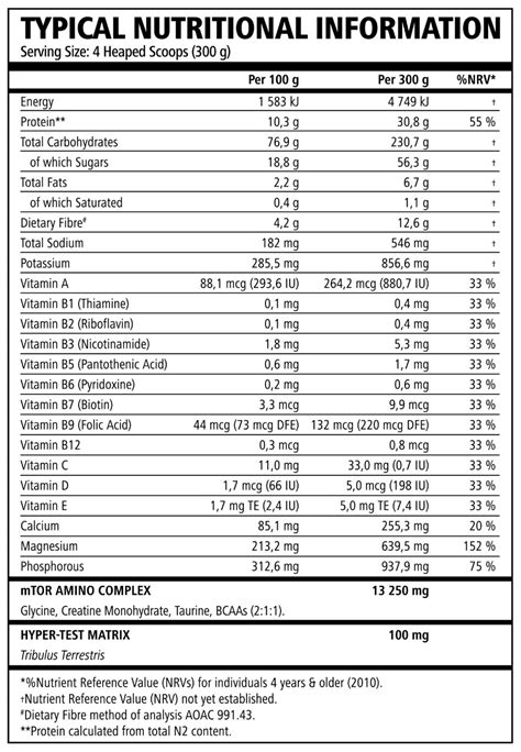 Tnt Mercury Hyper Mass 4kg Xtreme Nutrition