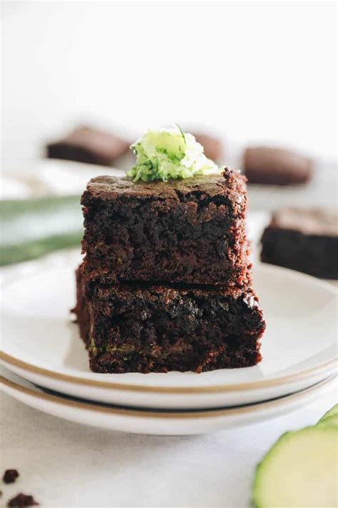 Fudgy Zucchini Brownies The Healthy Maven