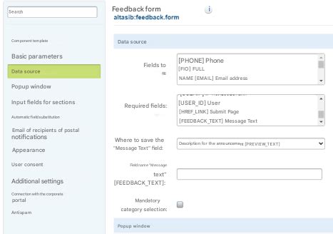 Bitrix Feedback Form Articles About QForm