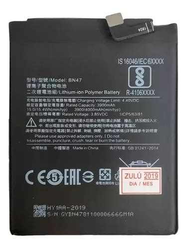 Bateria Pila Xiaomi Redmi Bn Mercadolibre