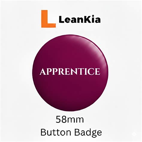 Apprentice 58mm Badge Training Identification Badge
