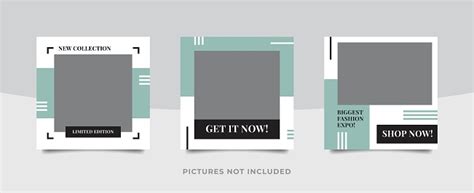 할인 프로모션 판매 및 특별 제공을위한 현대 패션 소셜 미디어 팩 템플릿 모바일 앱용 기하학적 추상적 패턴 프레임 프레임