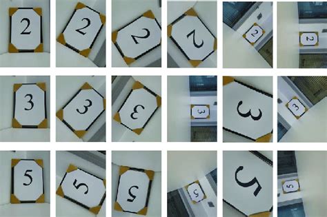 The Indoor Scene With The Test Printed Digits Download Scientific